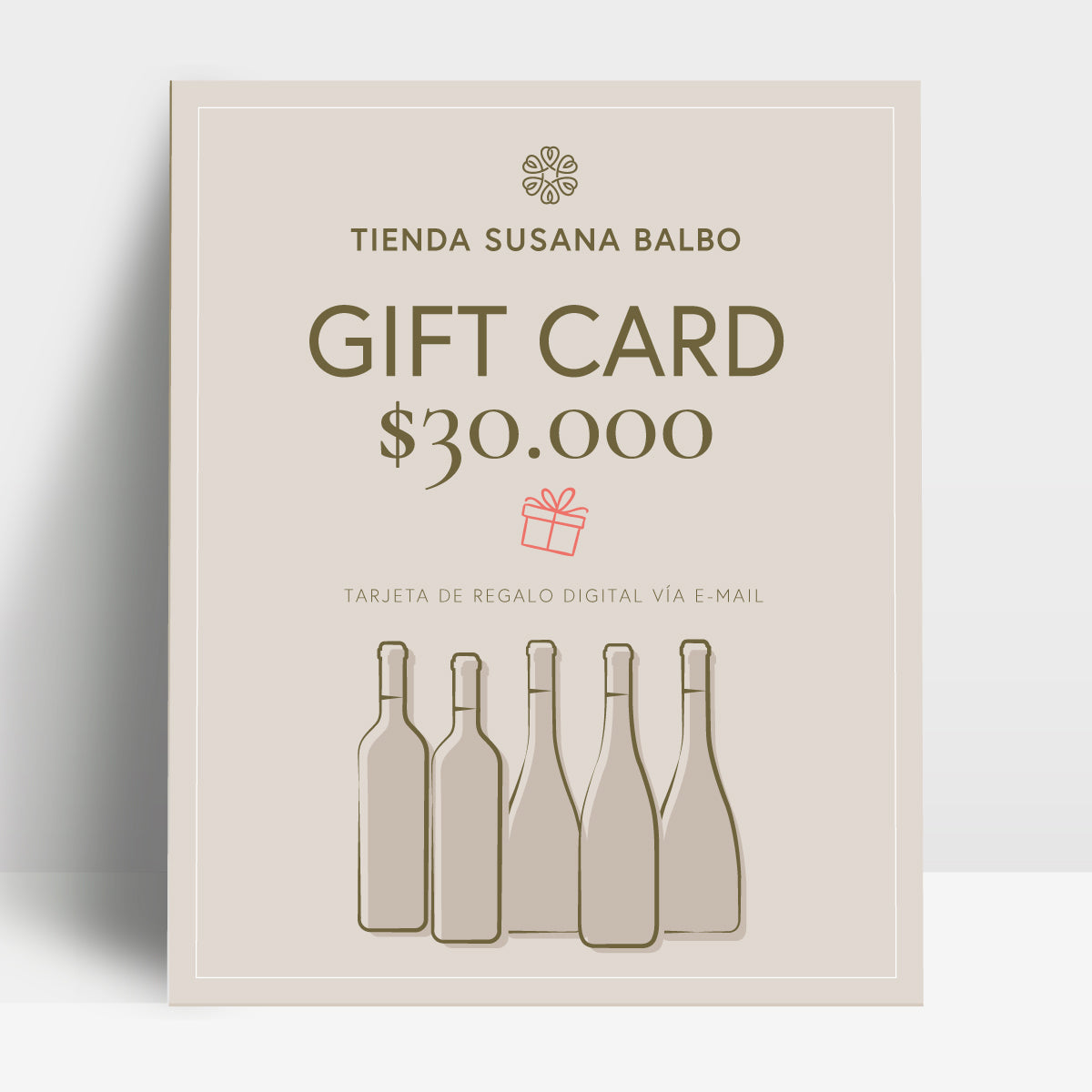 Gift Card Susana Balbo $30.000 – Regalá calidad – Tienda Susana Balbo